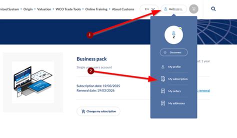 Activation Ou Désactivation Du Renouvellement Automatique Wco Trade Tools