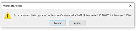Sintaxis En Microsoft Access Stack Overflow En Español