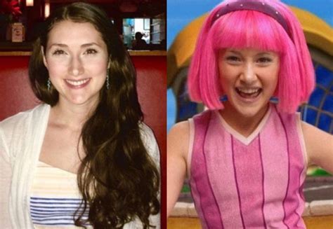 Stephanie From Lazytown Then And Now