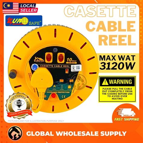 SIRIM MTR CASSETTE CABLE REEL Portable Extension Trailing Socket Extension Plug Adapters