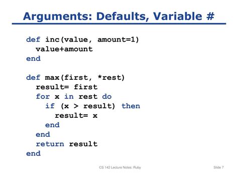 Ppt Basic Ruby Syntax Powerpoint Presentation Free Download Id2801480