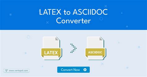 Online Latex To Asciidoc Converter Vertopal