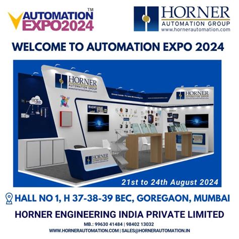 Horner India Is Delighted To Invite You All To Visit Our Stall At