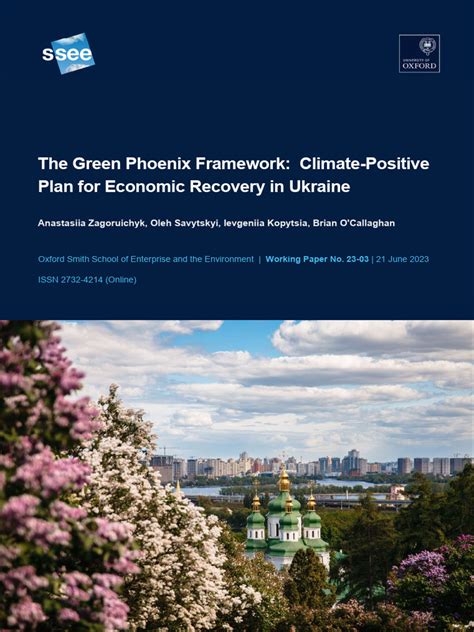 the green phoenix framework a climate positive plan for economic