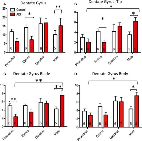 Effects Of Sex And Estrous Stage On The Levels Of PMOR Ir Within Download Scientific Diagram