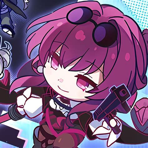 Kafka Hsr Cute Icons Chibi Anime Character Design