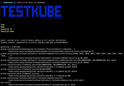 Trying To Run Inexistent Bug Throws Runtime Error · Issue 1016 · Kubeshoptestkube · Github