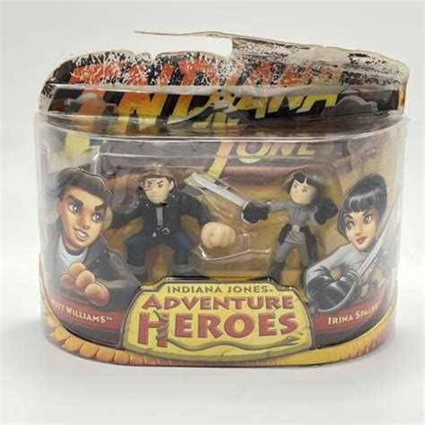 Indiana Jones Adventure Heroes Mutt Williams Irina Spalko Figure Set