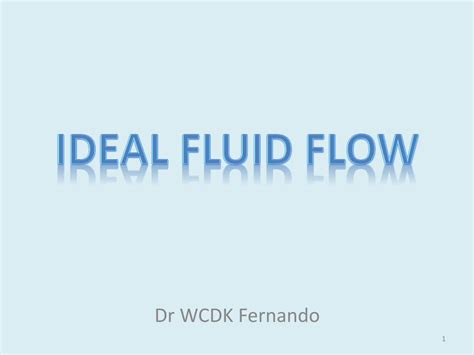 Pdf Ideal Fluid Flow Engineering Dokumen Tips