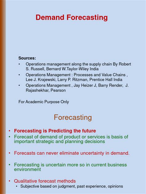 Om 11 2023 Topic Demand Forecasting Pdf Forecasting Linear Regression