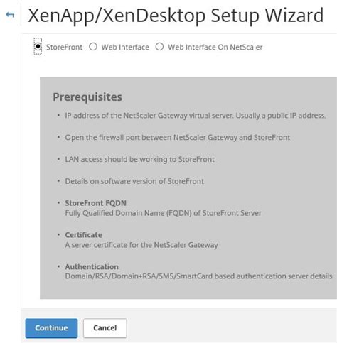 Import Netscaler Gateway Configuration In To Storefront