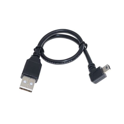 90องศาขวาและซ้ายมุมมินิ Usb 5ขา B ประเภทชายกับ Usb 20ชายอะแดปเตอร์