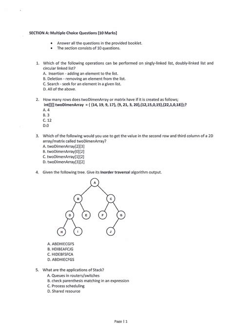 Dsa521s Data Structures And Algorithms 1 1st Opp June 2022