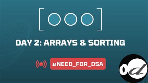 Arrays Day 2 Of Need For Dsa Series In Hindi Opendevs Youtube