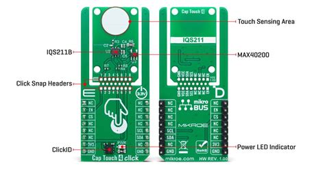 Cap Touch 4 Click Mikroe Mouser