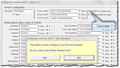 Building Blocks And Autotext