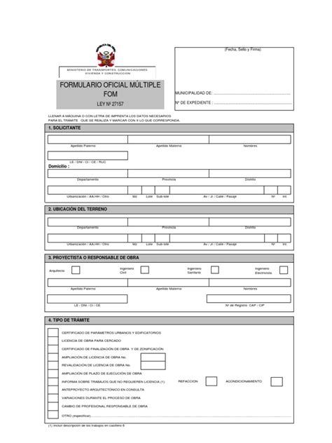 Copia De Fom Frmofimultiple Pdf Arquitecto Business