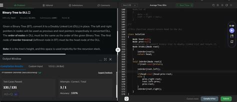 Potd Challenge Convert Binary Tree To Dll Naga Sai Ram Sunkara