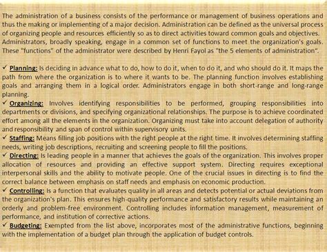 Business Administration And Industrial Engineering Administrative Functions Business Administration And Industrial Engineering Administrative Functions