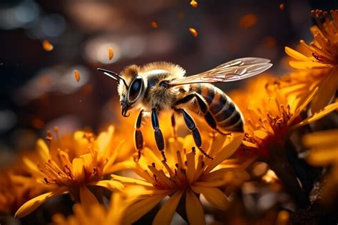 Premium Ai Image Bee Sting