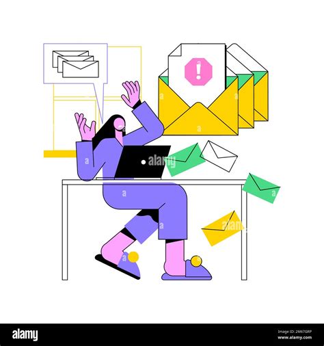 Spam Email Filter Stock Vector Images Alamy