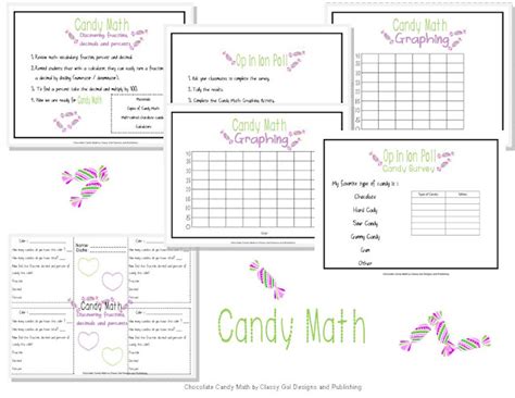 Classy Gal Designs And Publishing A Fun Math Activity Candy Math