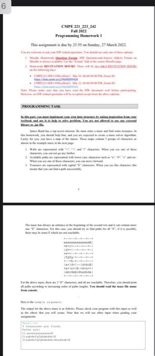 Programming Task In This Part You Must Implement