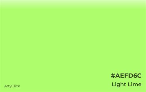 Light Lime Color Artyclick