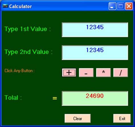 Normal Calculator Project