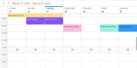 Day Week Work Week Views Winui Scheduler Syncfusion