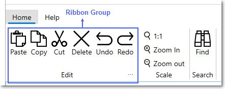 Ribbon Group Ribbon For Wpf Componentone