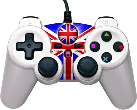 Bigben Interactive Bigben Ps3 Controller Met Britse Vlag Blauw Rood