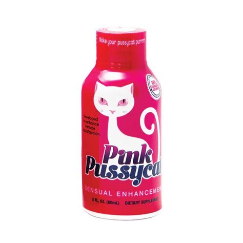 Pink Pussycat Sensual Enhancement Liquid Drink 12pk Nimbus Imports