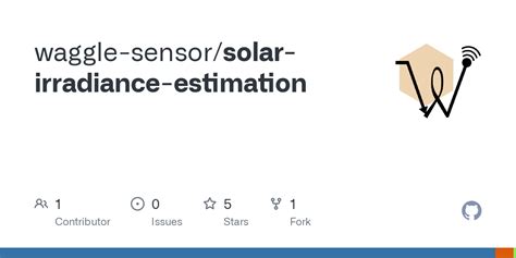 Github Waggle Sensor Solar Irradiance Estimation