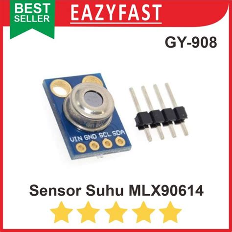 Gy 906 Mlx90614 Temperature Sensor Suhu Ir Non Contact Contactless Lazada Indonesia