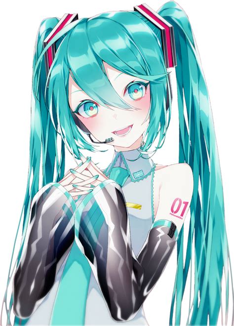 Miku Hair Png Isolated Photo Png Mart