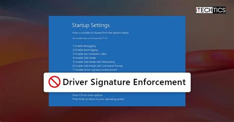 Ways To Disable Driver Signature Enforcement In Windows