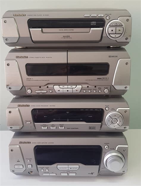 Technics EH 550 Stereo CD SL Deck RS Processor SH Amplificator SA Audioweb