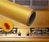 Алюминиевая пленка самоклеющаяся алюминиевая фольга 60x300 см. Золото