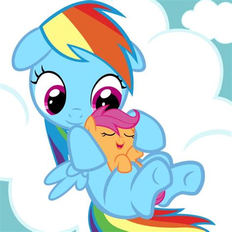 311095 Safe Artistbeavernator Rainbow Dash Scootaloo Pony G4