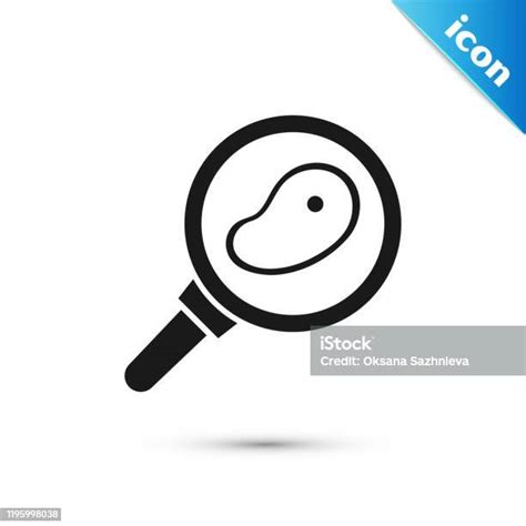 흰색 배경에 고립 된 프라이팬 아이콘에 검은 스테이크 고기 벡터 일러스트레이션 고기에 대한 스톡 벡터 아트 및 기타 이미지 고기 구이 굽기 Istock