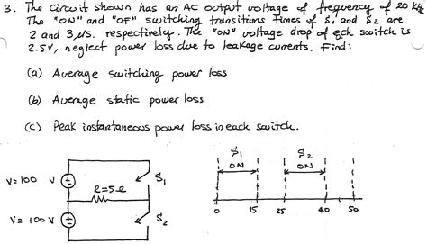 Solved The Circuit Shown Has An AC Output Voltage Of Chegg