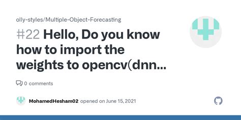 Hello Do You Know How To Import The Weights To Opencvdnn Onnxbecause I Tried Those 2