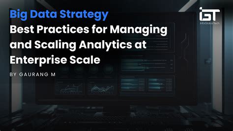 Big Data Strategy Best Practices For Managing And Scaling Analytics At