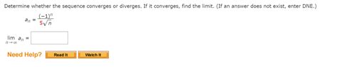 Solved Determine Whether The Sequence Converges Or Diverges Chegg