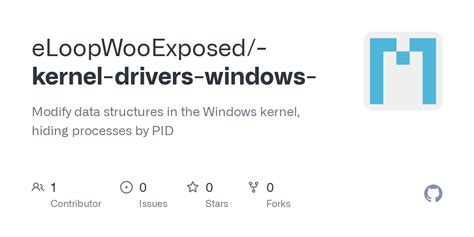 GitHub ELoopWooExposed Kernel Drivers Windows Modify Data Structures In The Windows Kernel
