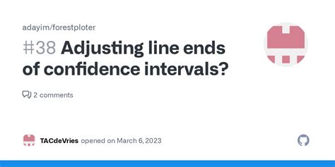 Adjusting Line Ends Of Confidence Intervals · Issue 38 · Adayim