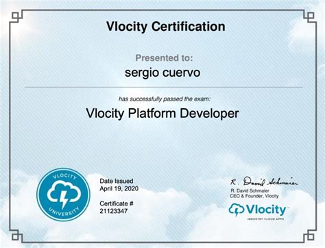 Sergio Cuervo Ramiro On Linkedin Vlocity Salesforce Certified 12 Comments