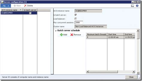 Dynamics Ax Manage Batch Execution Ax 2012