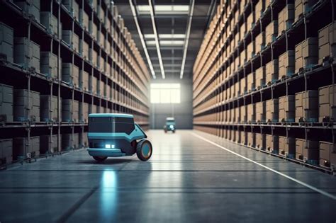 Premium Ai Image The Robots Are Efficiently Sorting Hundreds Of Parcels Within An Hour